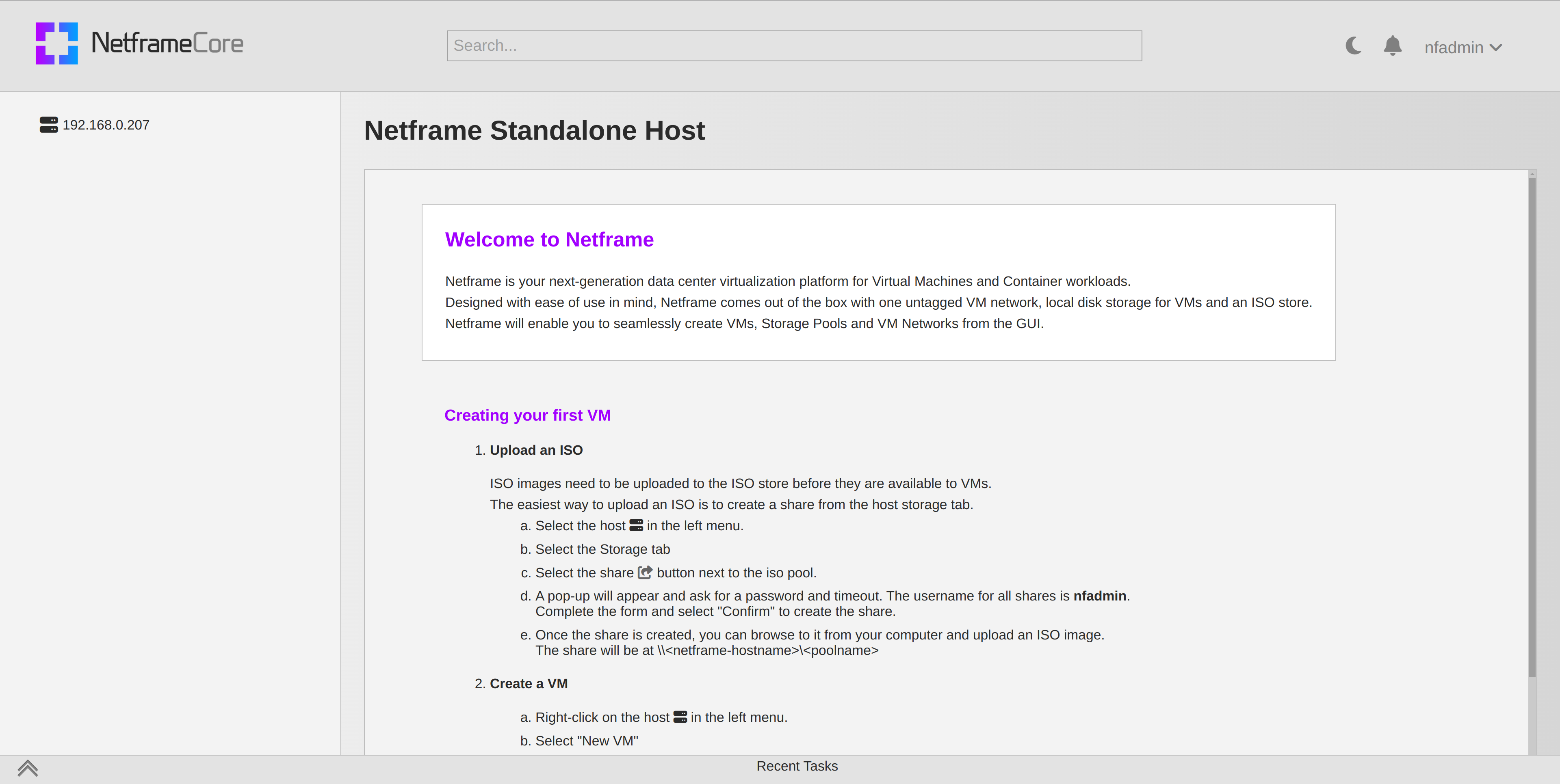 Netframe Core Quick Start Guide | Netframe Documentation